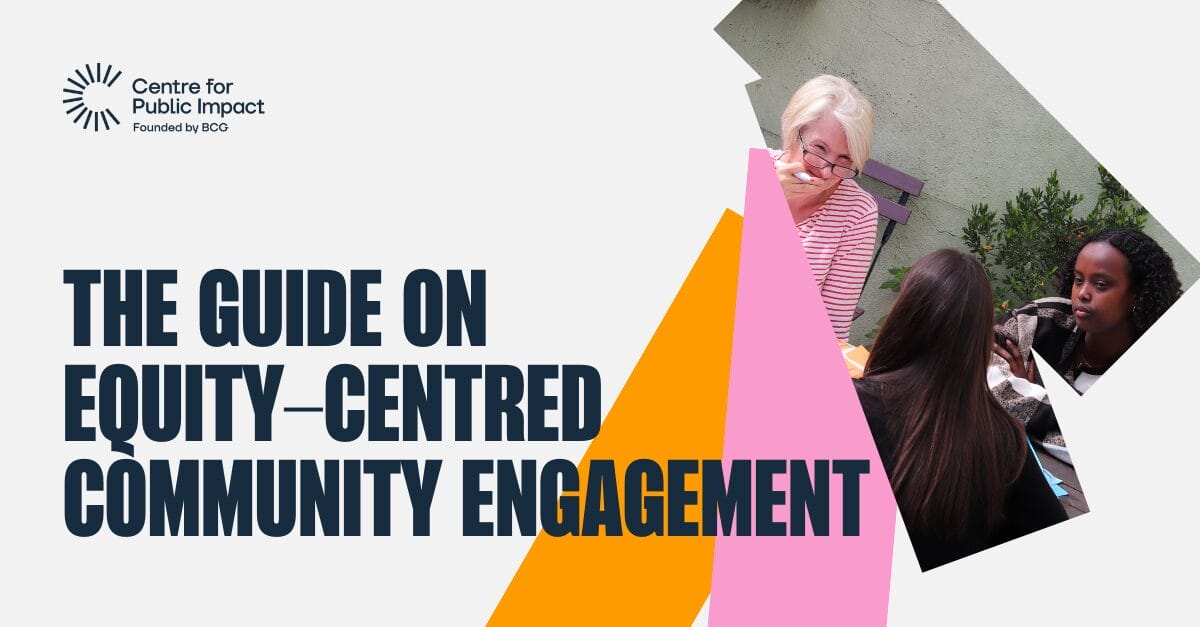 Equity-centered community engagement: A guide for equity practitioners ...